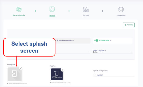 Splash screen – App Experts